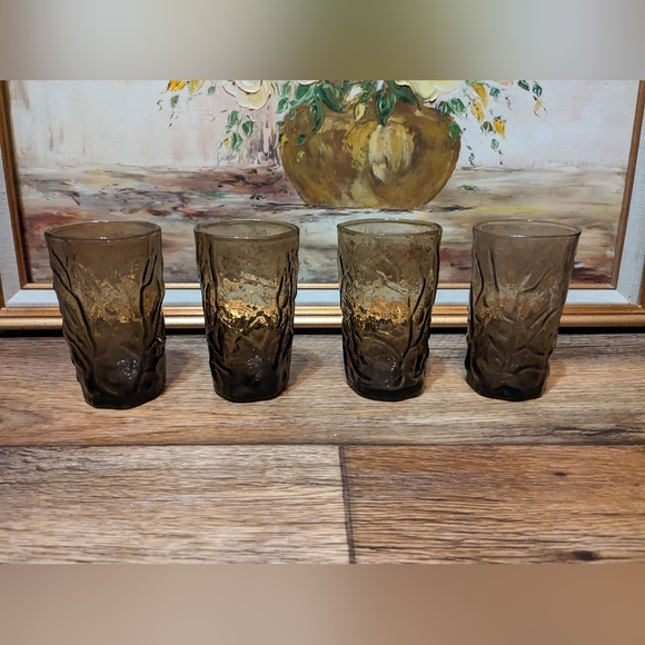 Seneca | Dining | 4 Vintage Morgantown Brown Smoked Crinkle Seneca ...